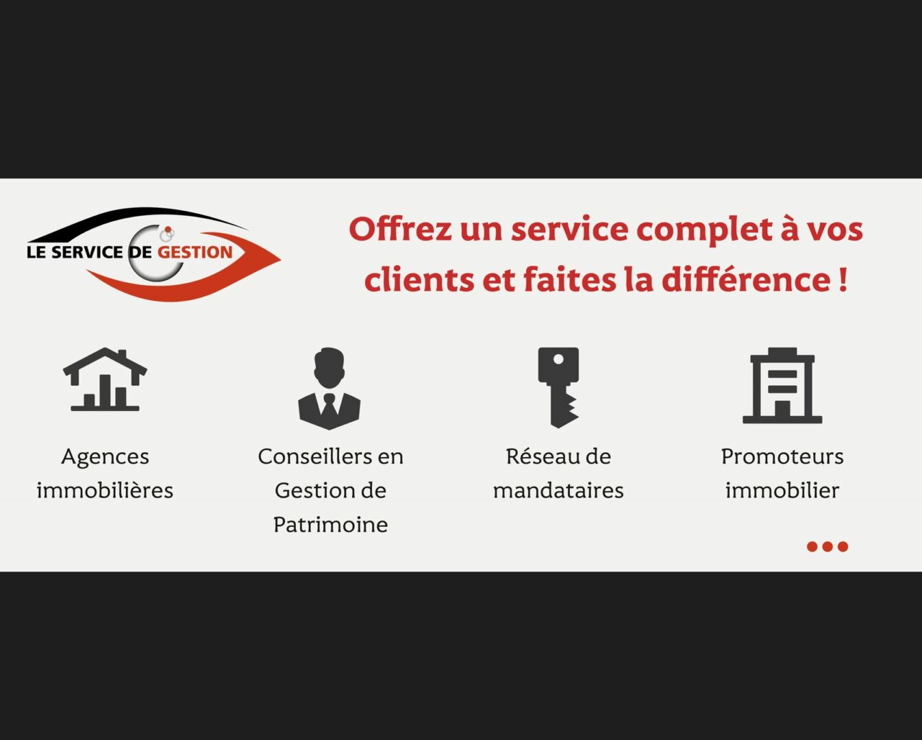 Le Service de Gestion propose une prestation unique de location ...